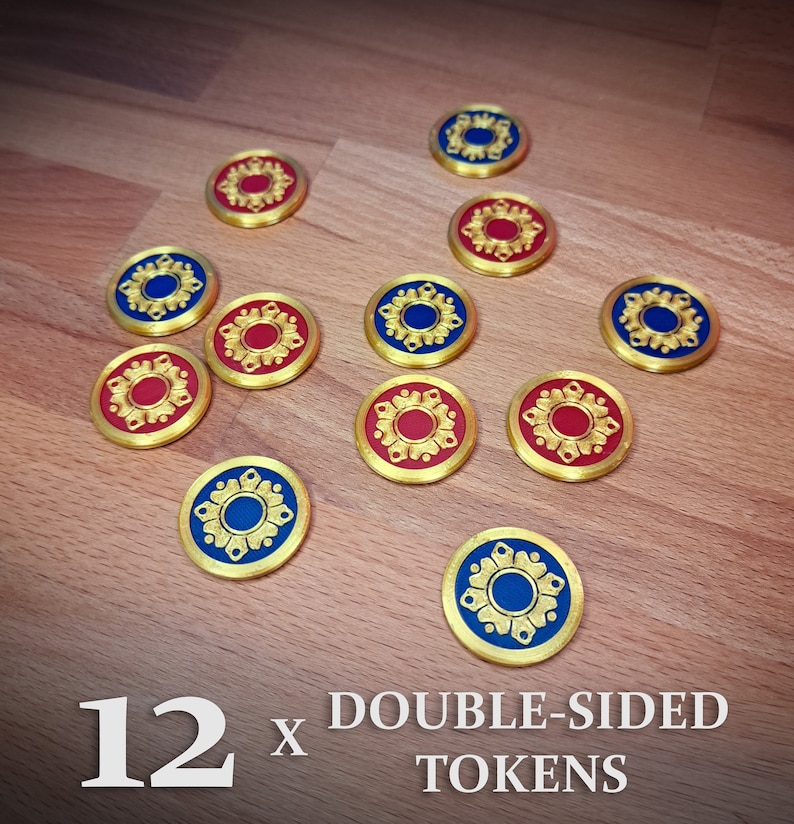 Triple Triad Card Capture Tokens - Deck Accessory - Etsy