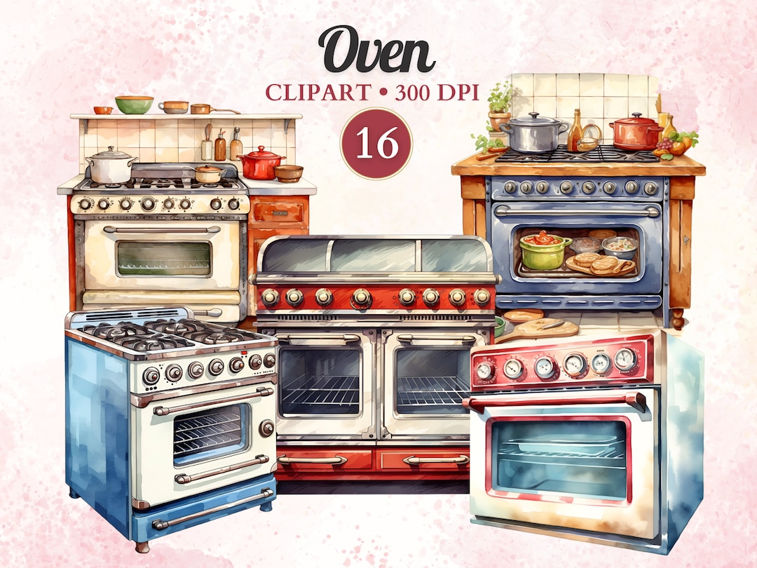 Oven Clipart, Oven Vector, Pizza Oven, Kitchen Appliances, Kitchen ...