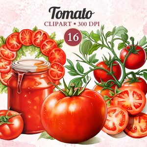 Tomato Clipart, Watercolor, Vegetables Png, Healthy Food, Veggie, Vegan ...