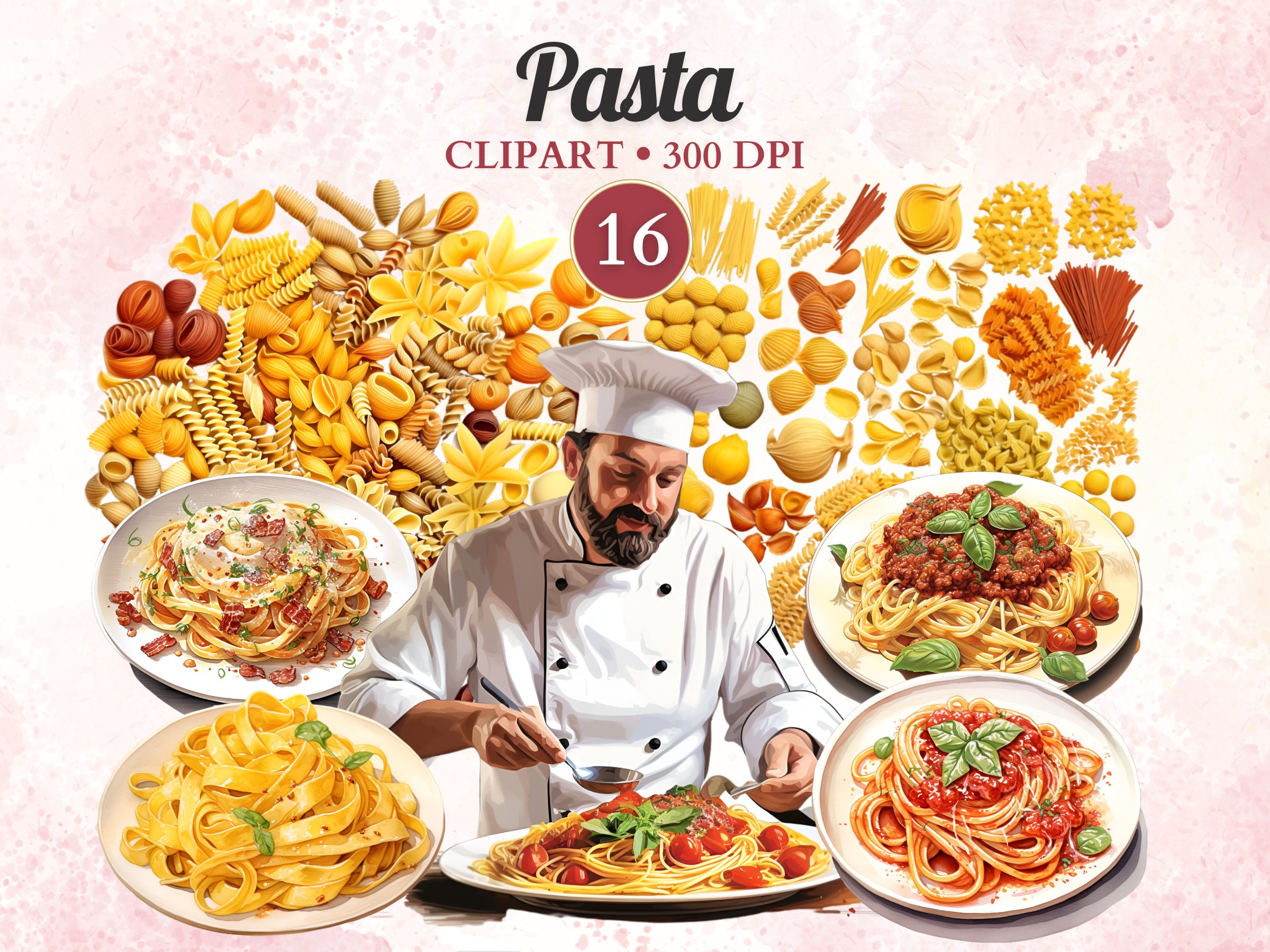 Pasta Clipart, Pasta Png, Italian Pasta, Spaghetti, Italian Food, Italy ...