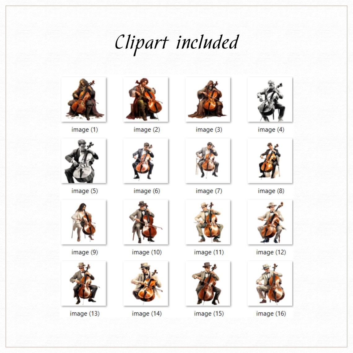 Cellist Clipart, Cello Clipart, Musician Png, String Instrument ...