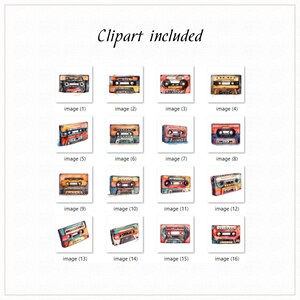 Cassette Tape Clipart, Cassette Png, Audio, Cassette Player, 80s, 60s ...