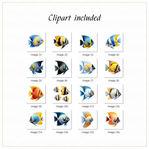 Angel Fish Clipart, Fish Png, Angelfish, Aquarium Clipart, Under the ...