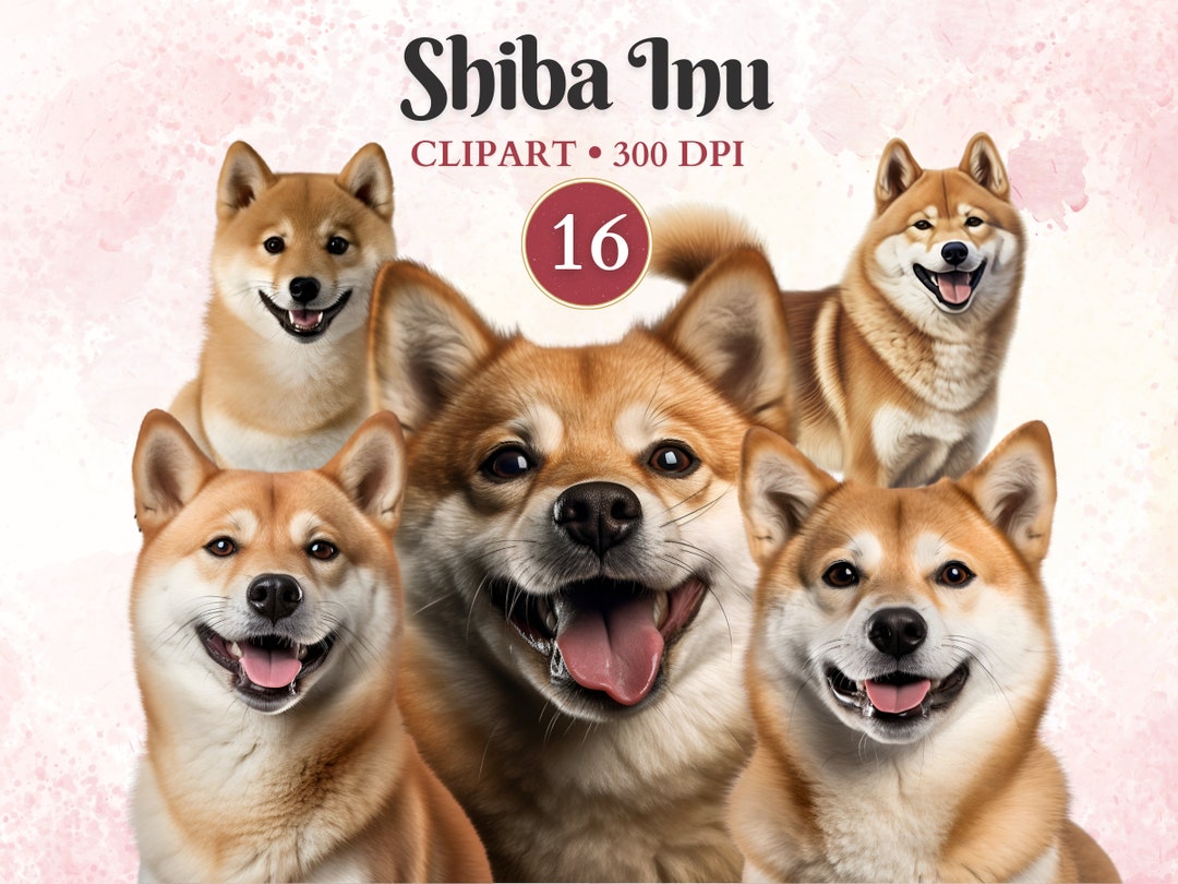 Shiba Inu Clipart, Shiba Inu Png, Dog Silhouette Clip Art, Pet Graphics ...