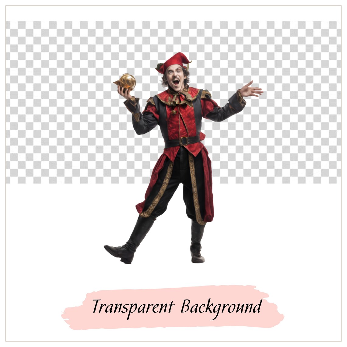 Jester Clipart, Medieval Jester, Jester Hat Png, Fairy Png, Carnival ...