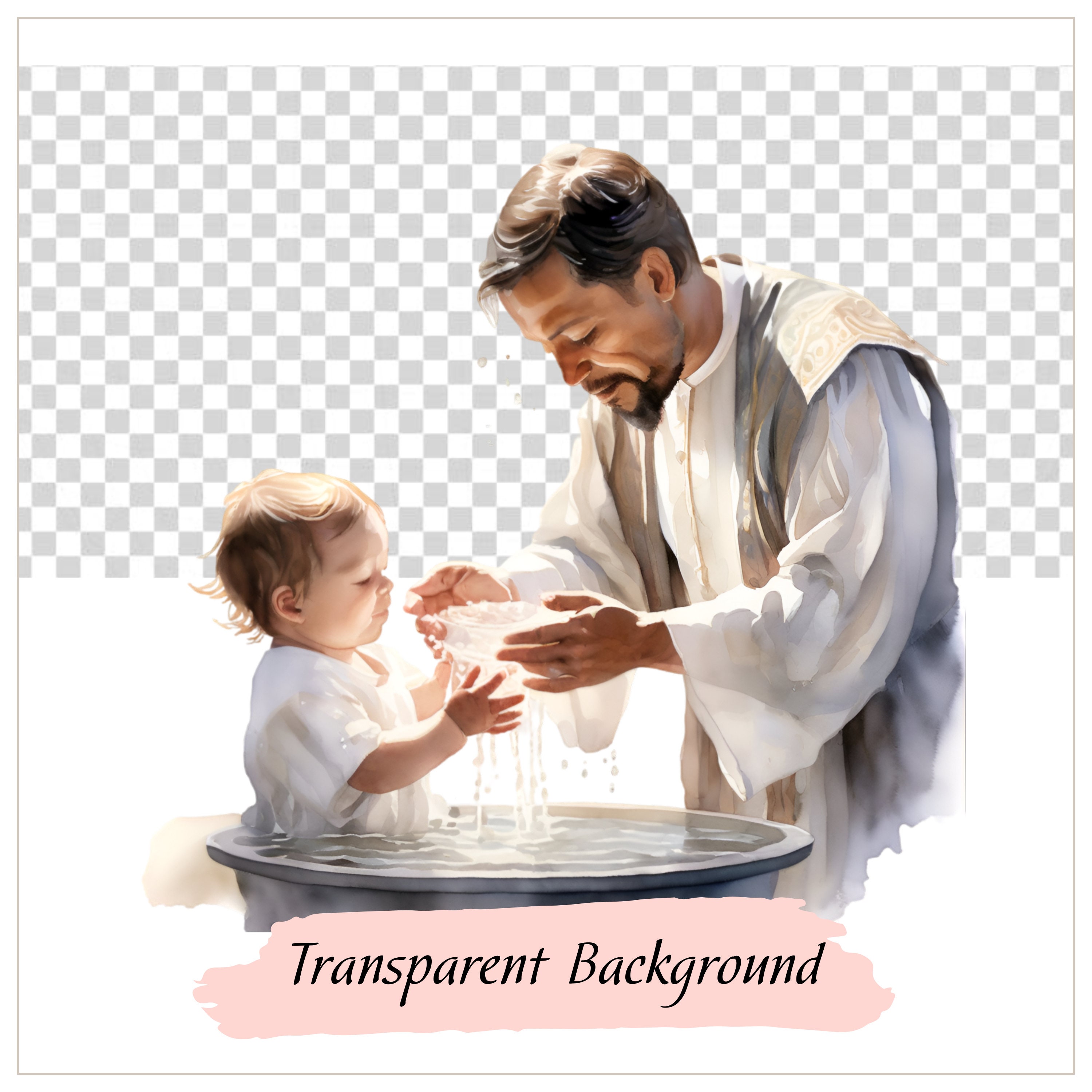 Sacraments Clipart Bundle, My First Communion, Christening Clipart ...