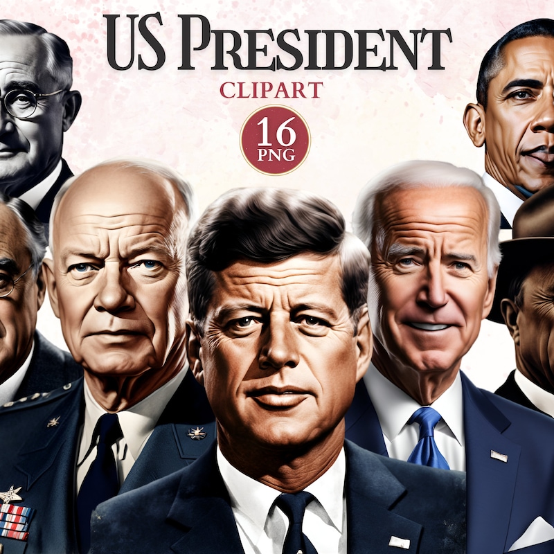 Presidents Day Clipart - Etsy
