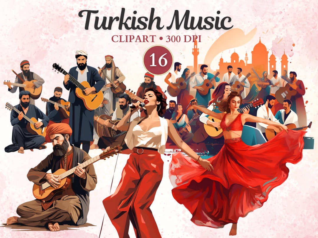 Turkish Music Clipart, Dancer Clipart, Dance Png, Musician Png, Middle ...