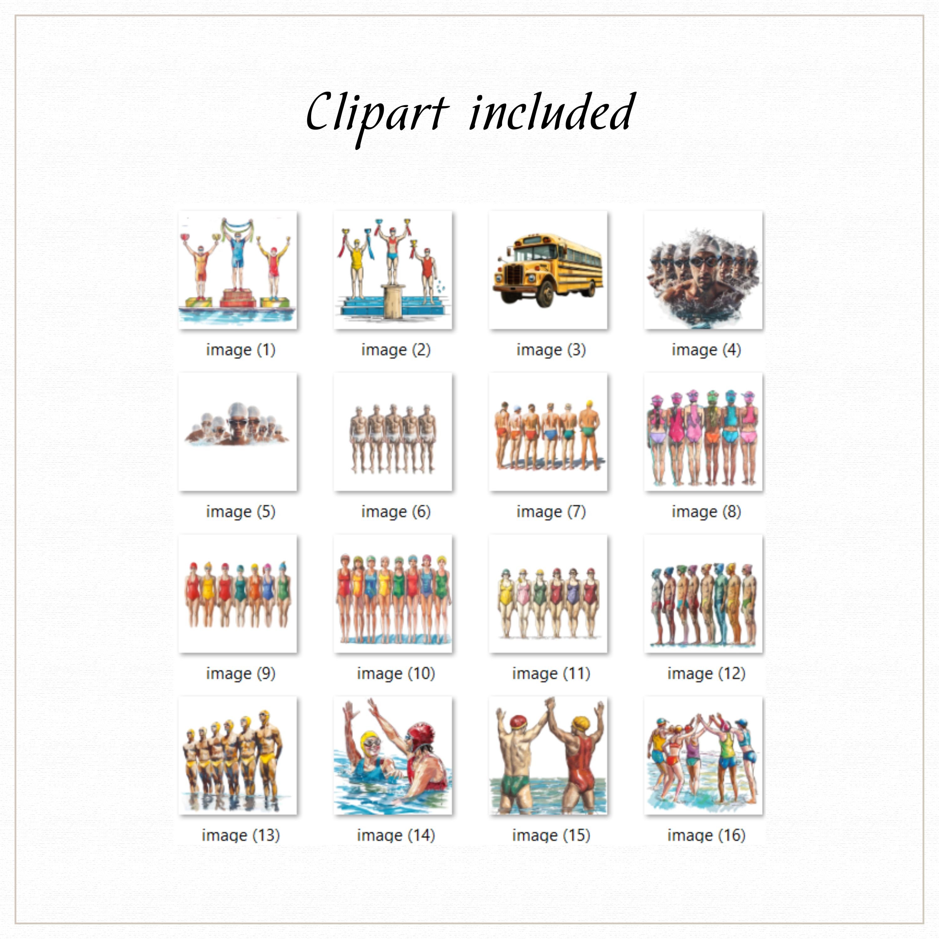 Swim Team Clipart, Swim Png, Swimmer Png, Water Clipart, Swimming Pool ...