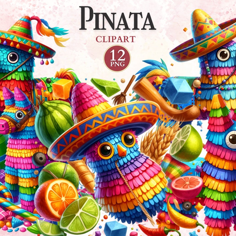 Fiesta Clip Art - Etsy