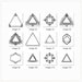 Triangle Frame Clipart, Printable Photo Frame Png, Ornate Picture ...