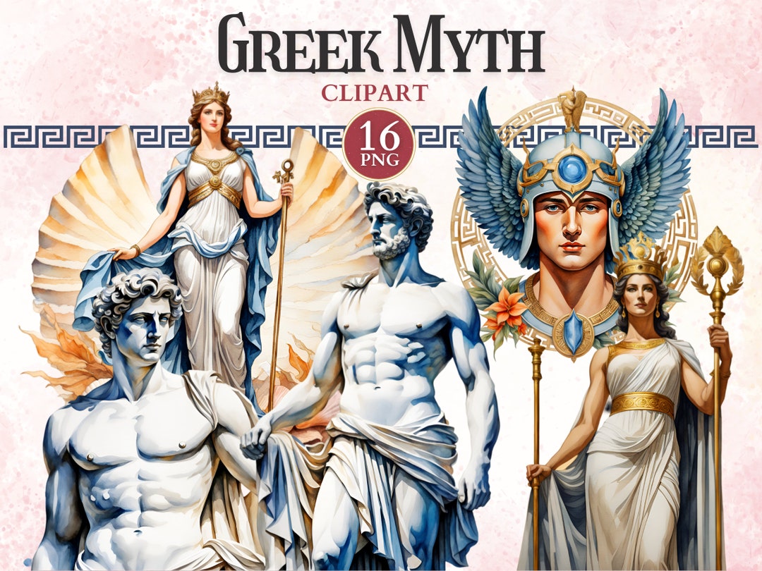 Greek Myth Clipart, Mythical Creature, Goddess Clipart, Animated ...