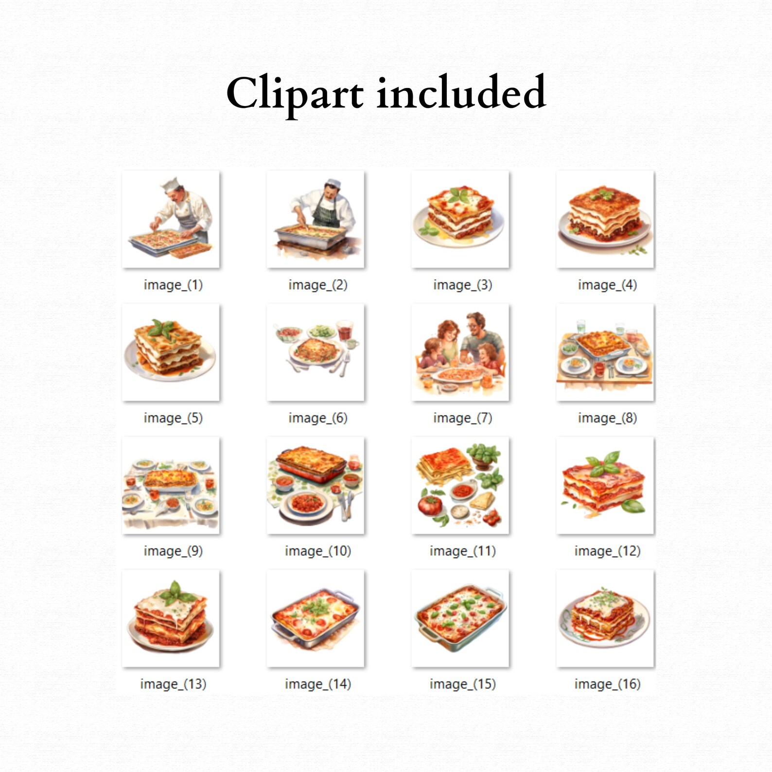 Lasagna Clipart, Pasta Clipart, Pasta Png, Italian Pasta, Italian Food ...