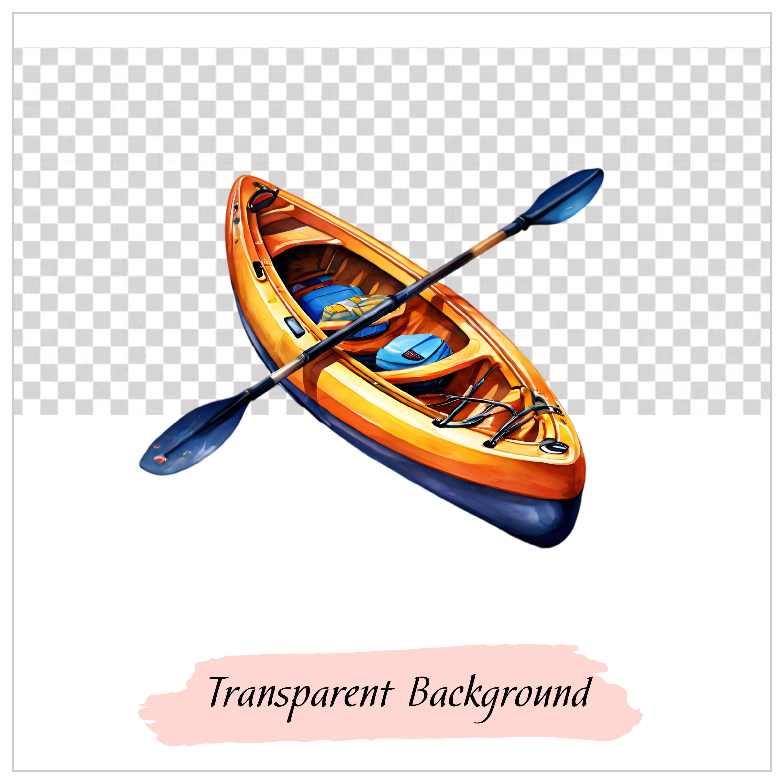 Kayak Clipart, Kayaking Png, Canoe Clipart, Canoe Png, Water Sport ...