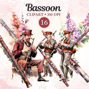 Bassoon Clipart, Bassoon Png, Wind Instrument, Musical Instrument ...