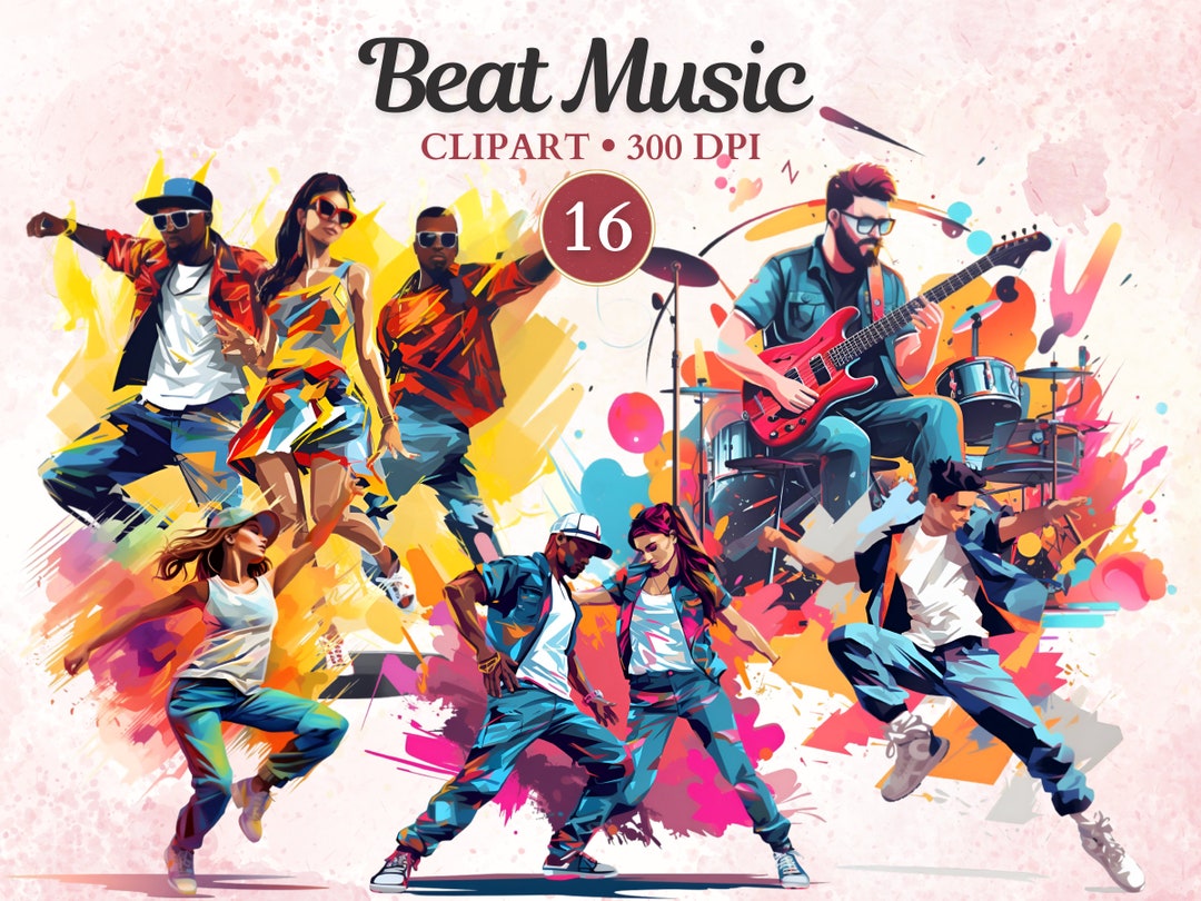 Beat Music Clipart, Rock Music, Rock Band Png, Rock Concert, Guitarist ...