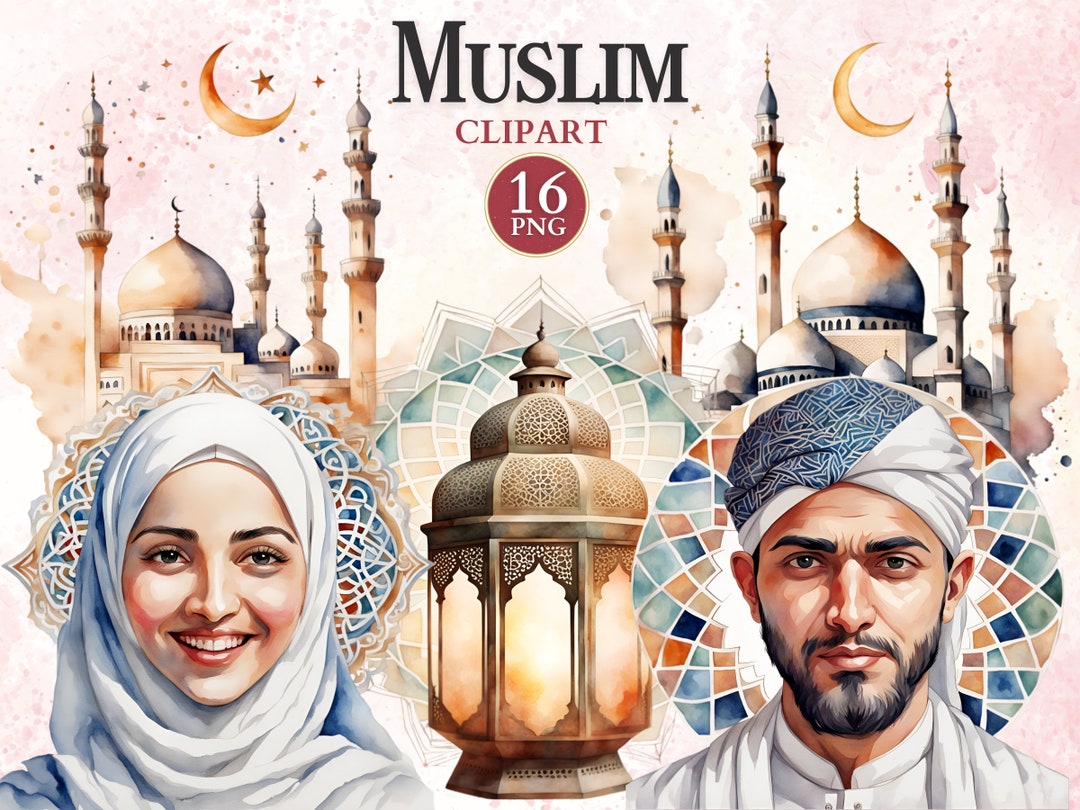 Muslim Clipart, Eid Mubarak, Ramadan Kareem, Ramadan Mubarak, Islamic ...