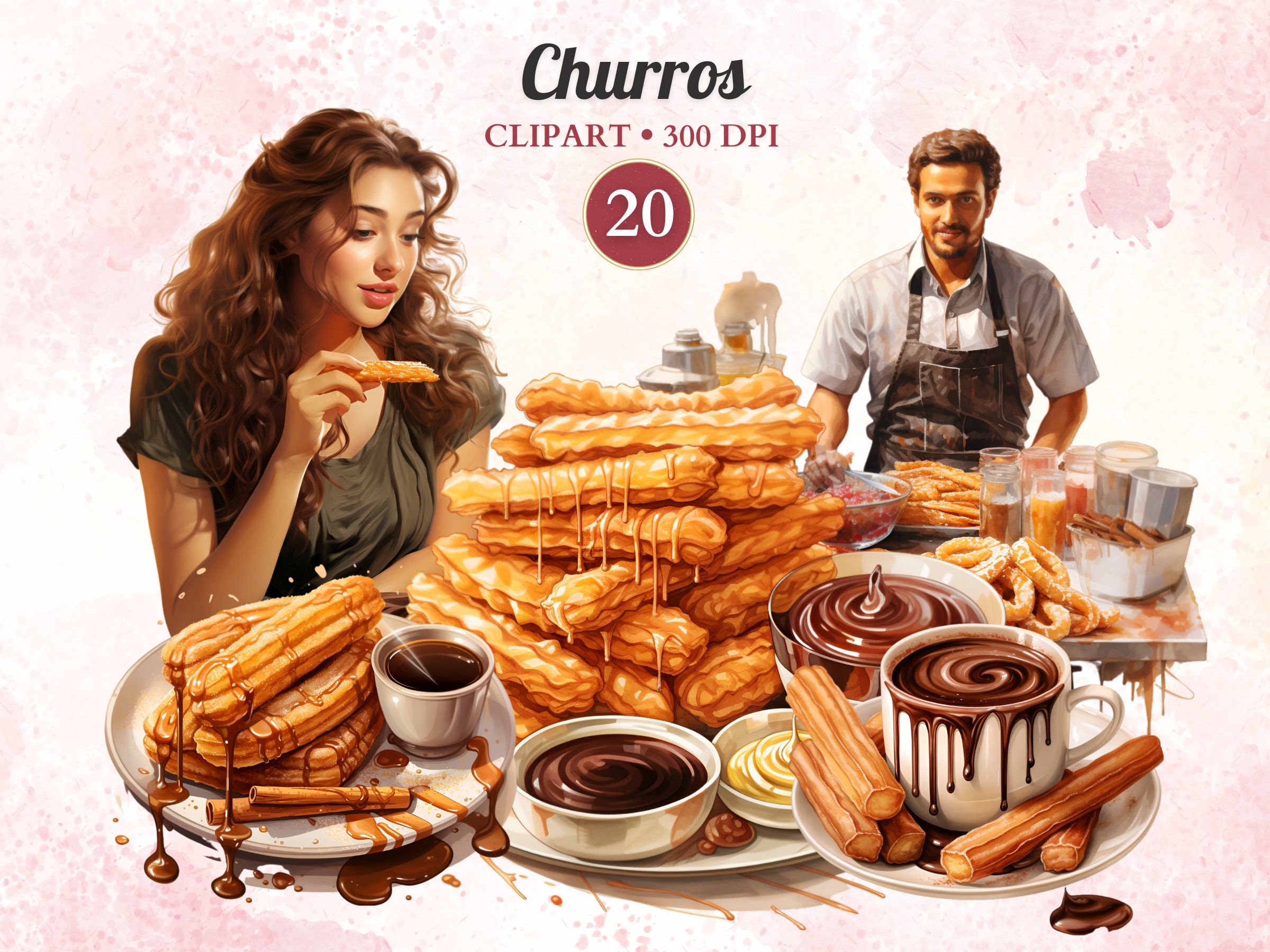 Mexican Churro Clipart