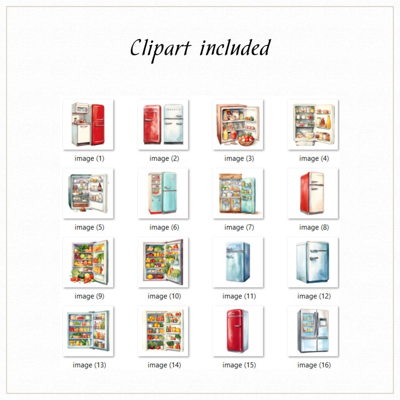 Refrigerator Clipart, Fridge Clipart, Fridge Png, Kitchen Appliances ...