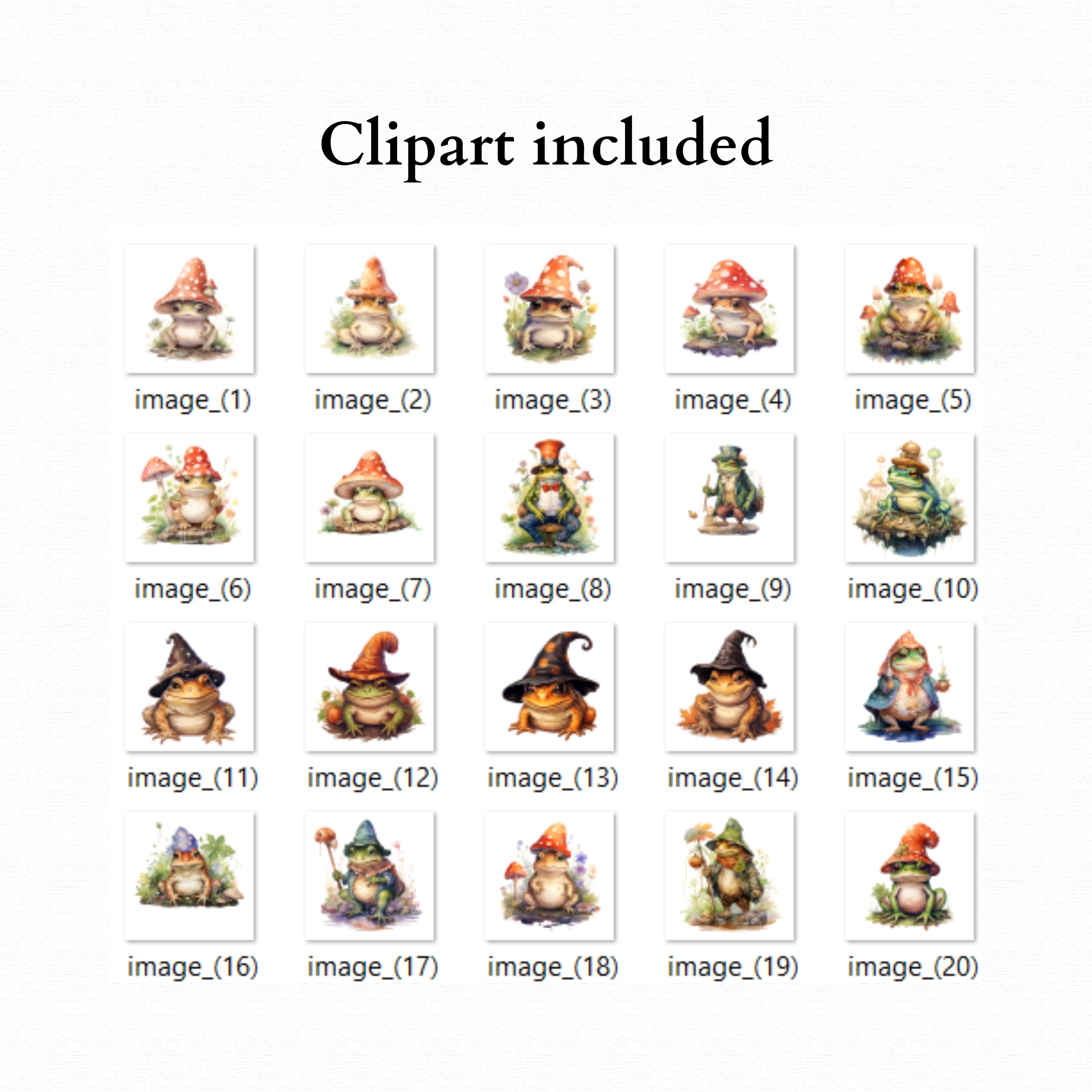 Fairytale Toadstool Clipart, Fairy Toadstool, Vintage Fairytale ...