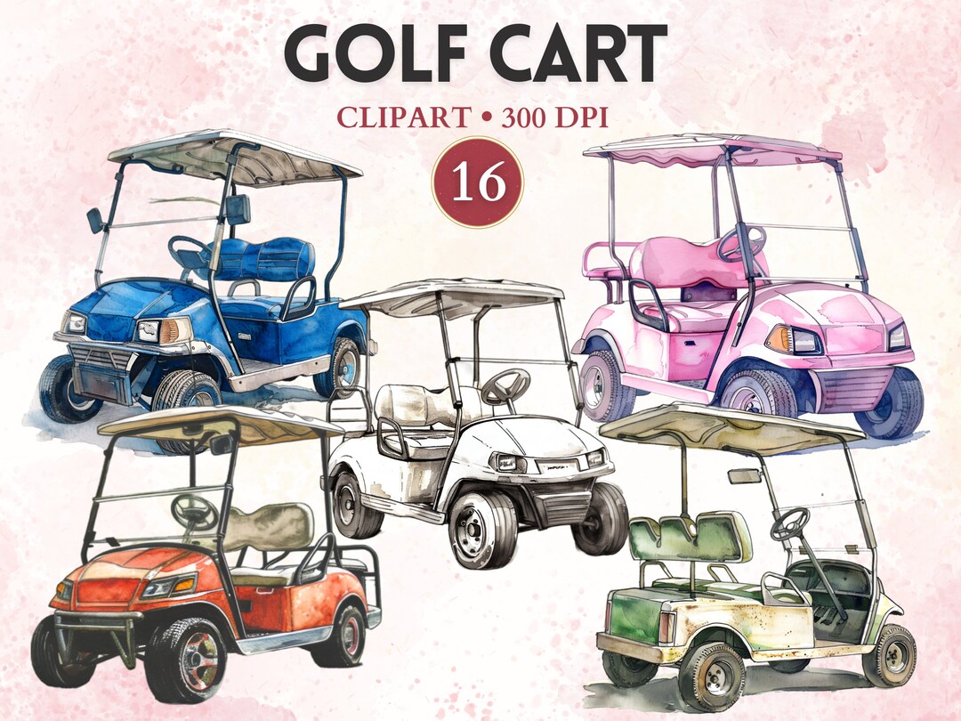 Golf Cart Clipart, Golf Clipart, Golfing Png, Golfer Png, Sport ...