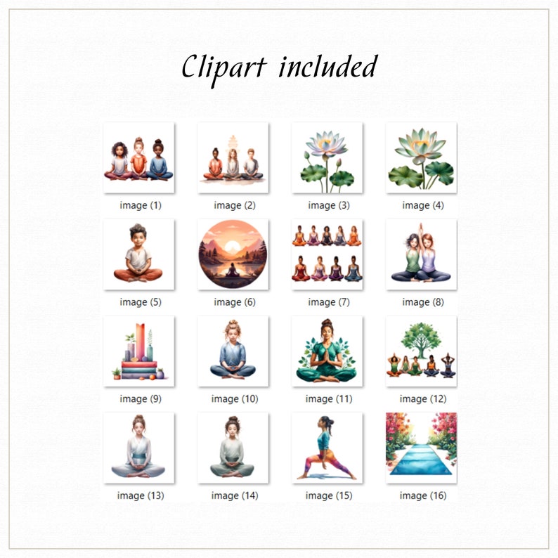 Yoga Clipart, Yoga Png, Yoga Poses, Mindfulness, Mindful Clipart ...