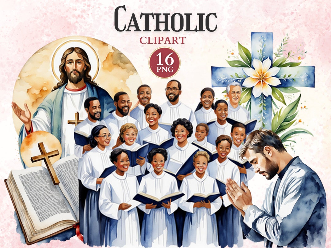 Catholic Clipart, Church Clipart, Bible Png, Jesus Png, Christian Icon ...