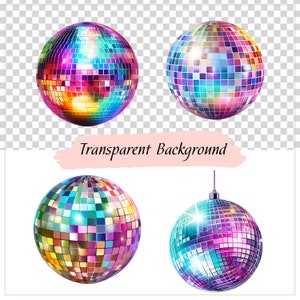 Disco Ball Clipart, Disco Ball Png, Disco Clipart, Mirror Ball, Disco ...
