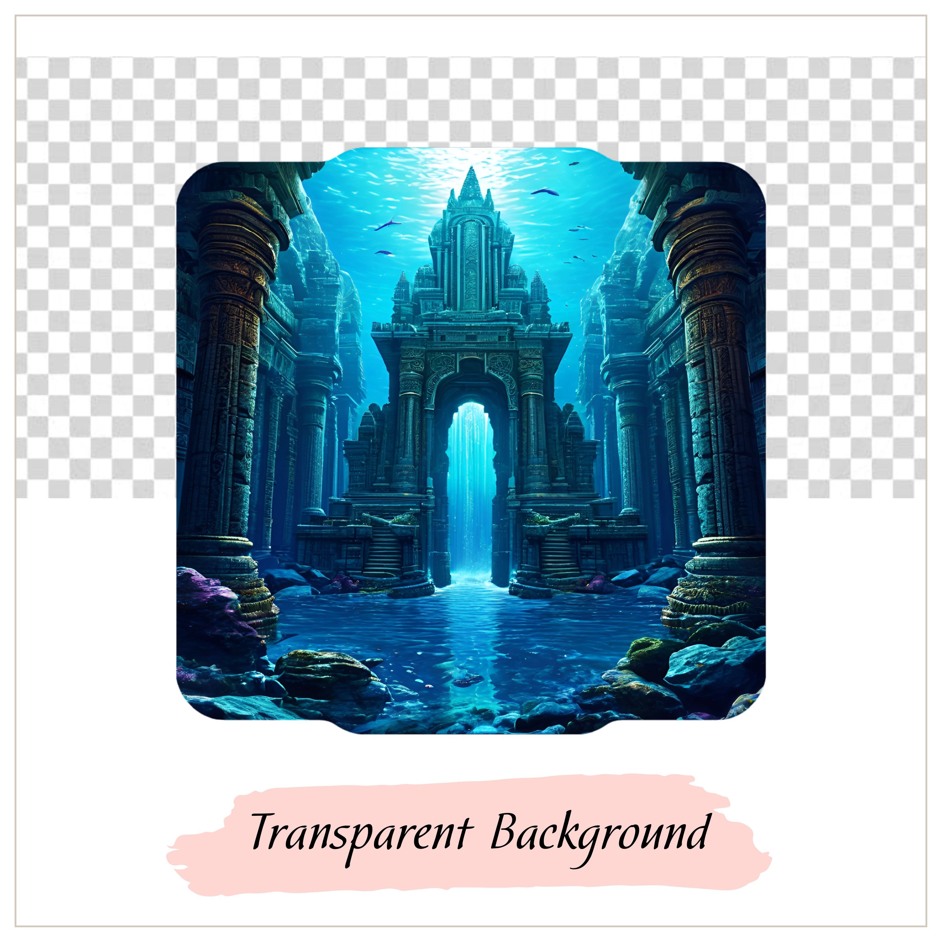 Atlantis Clipart, Atlantis Png, Legendary Clipart, Lost Empire ...