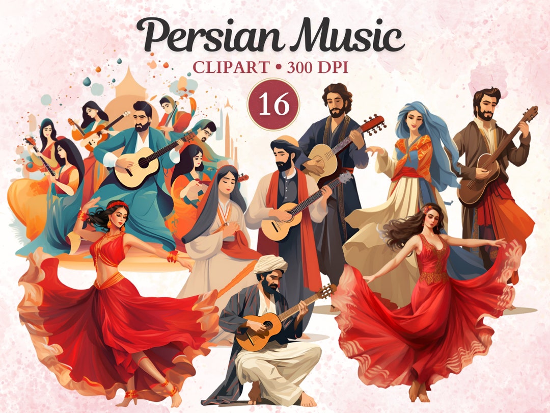 Persian Music Clipart, Middle Eastern Music, Oriental Music Clipart ...
