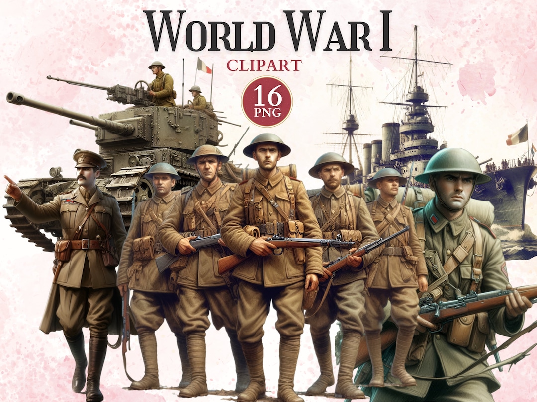 World War 1 Clipart, Military Clipart, Soldier Png, Army Png, Tank Png ...
