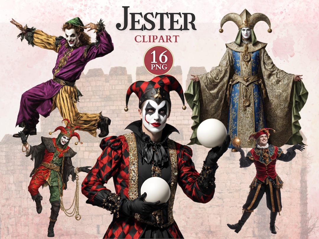 Jester Clipart, Medieval Jester, Jester Hat Png, Fairy Png, Carnival ...