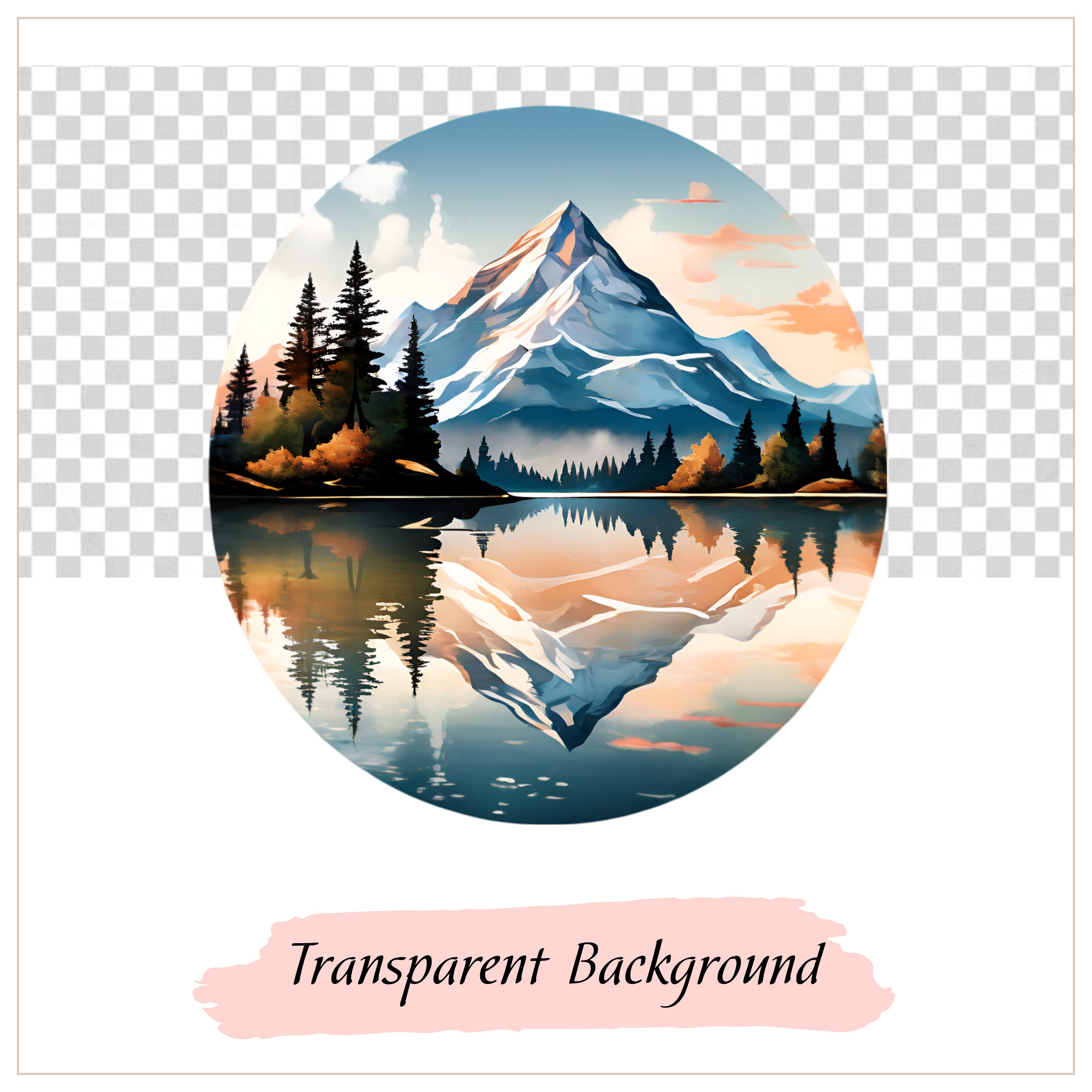 Mountain Range Clipart, Mountain Silhouette, Trail Vector Art ...