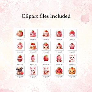 Kawaii Strawberry Food Clipart, Cute Strawberry, Kawaii Fruit ...