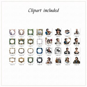 Baroque Clipart Bundle, Baroque Png, Rococo Png, Frame Png, Border ...