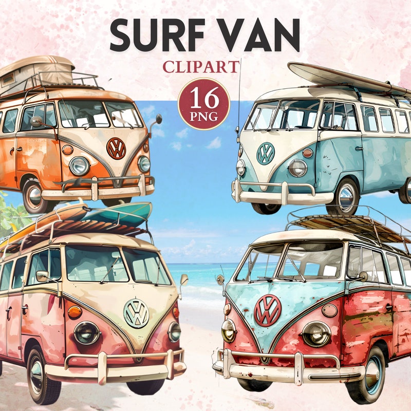 Surf Clipart - Etsy