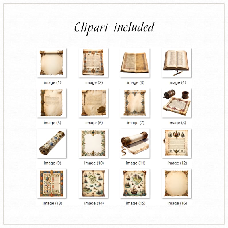 Parchment Clipart, Manuscript Png, Letter Clipart, Scroll Png, Old ...