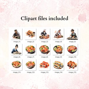 Watercolor Sushi Clipart, Sushi Png, Japanese Food, Sushi Art ...