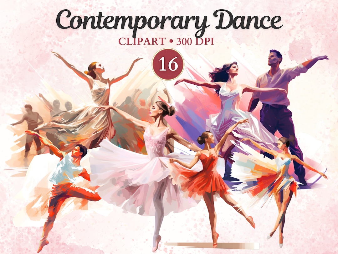 Contemporary Dance Clipart, Modern Dance Png, Dancer Clipart, Dance Png ...