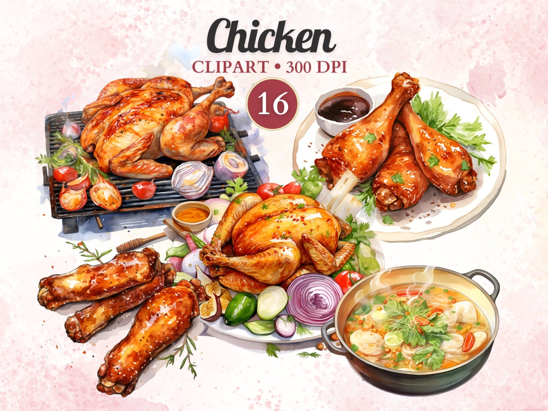 Chicken Clipart, Chicken Png, Chicken Vector, Meat Clipart, Meal ...