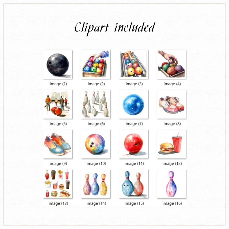 Bowling Clipart, Bowling Png, Bowling Ball, Pin, Shoes, Sport Graphics ...