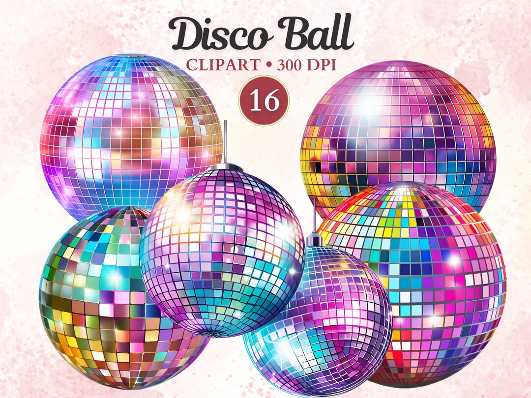 Disco Ball Clipart, Disco Ball Png, Disco Clipart, Mirror Ball, Disco ...