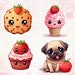 Kawaii Strawberry Food Clipart, Cute Strawberry, Kawaii Fruit ...