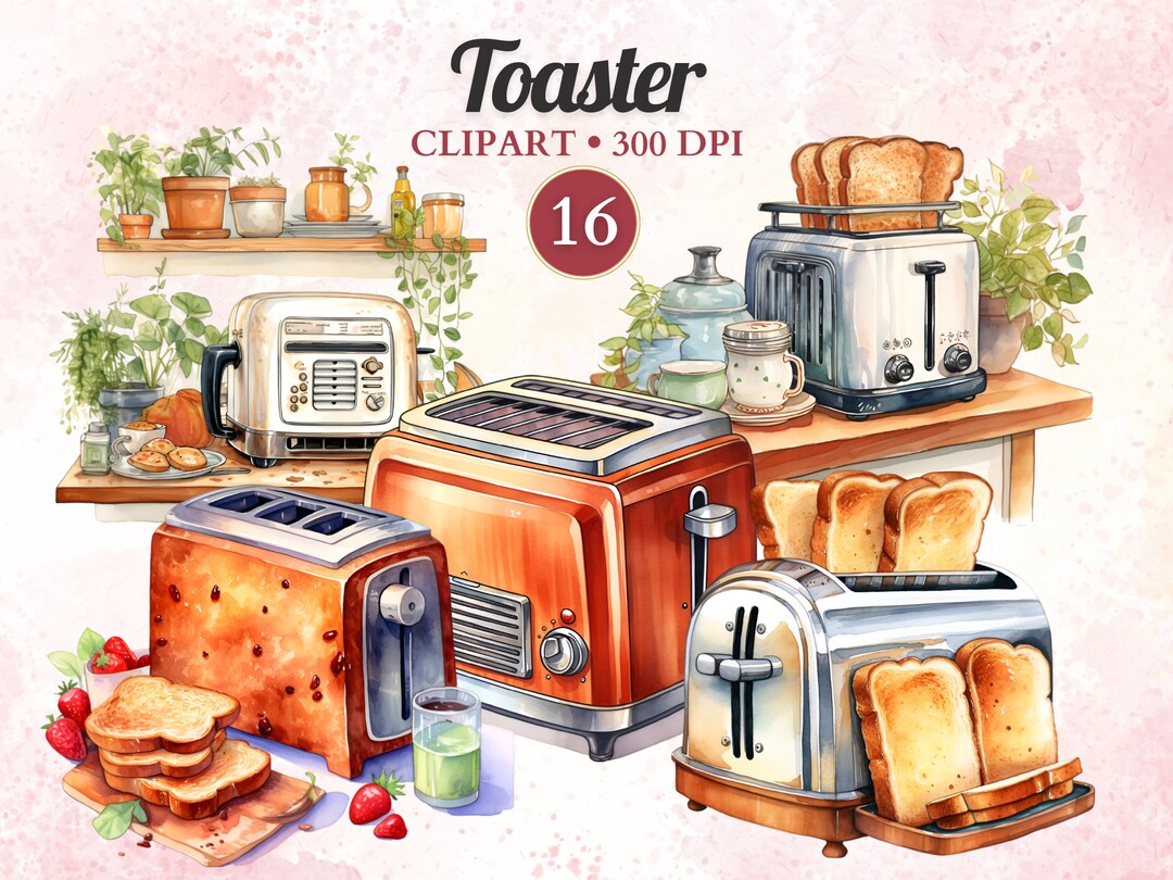 Toaster Clipart, Toaster Png, Toast, Kitchen Appliances, Kitchen ...