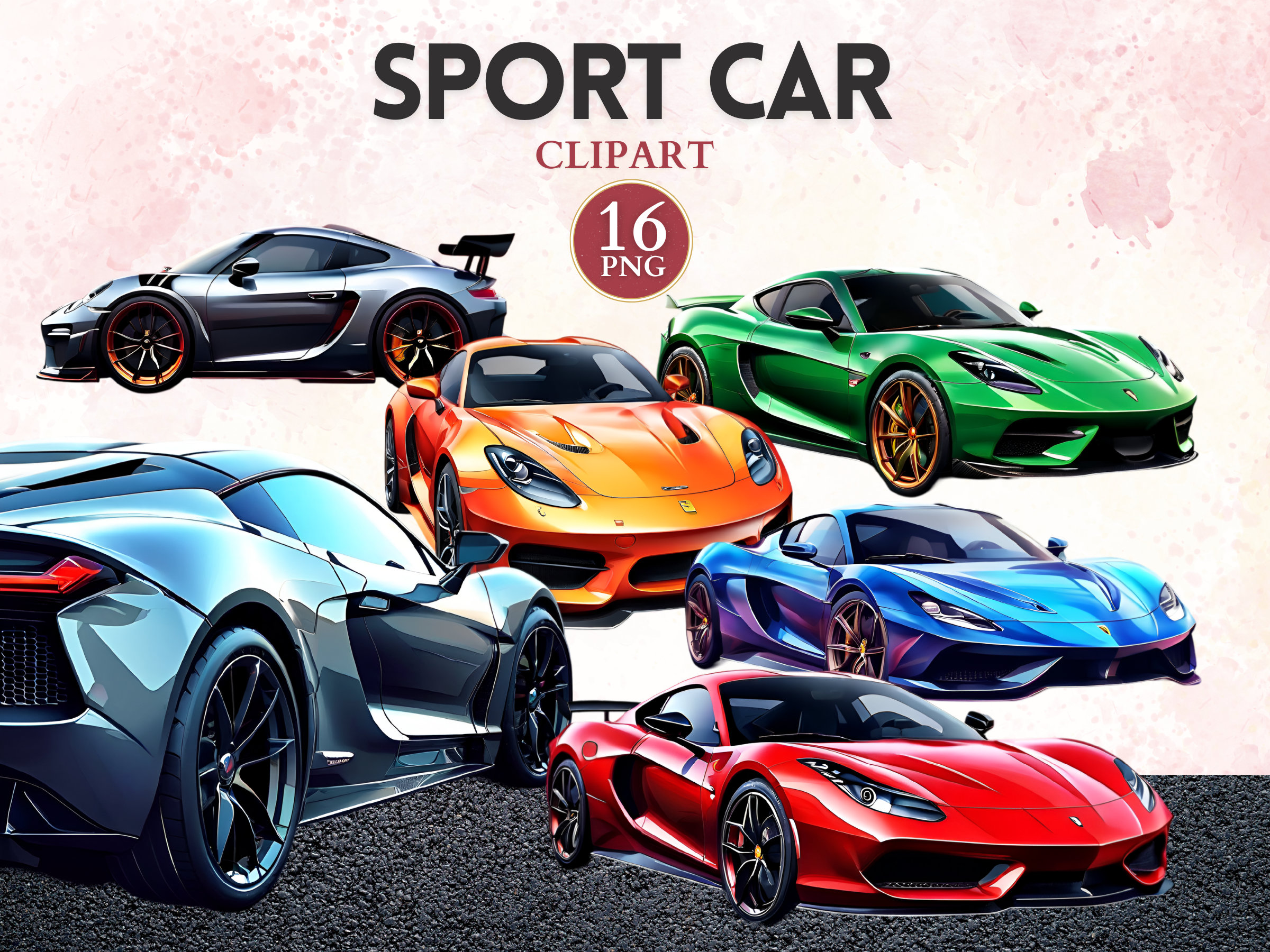 Sport Car Clipart, Racing Car Clipart, Racing Png, Race Car Png ...