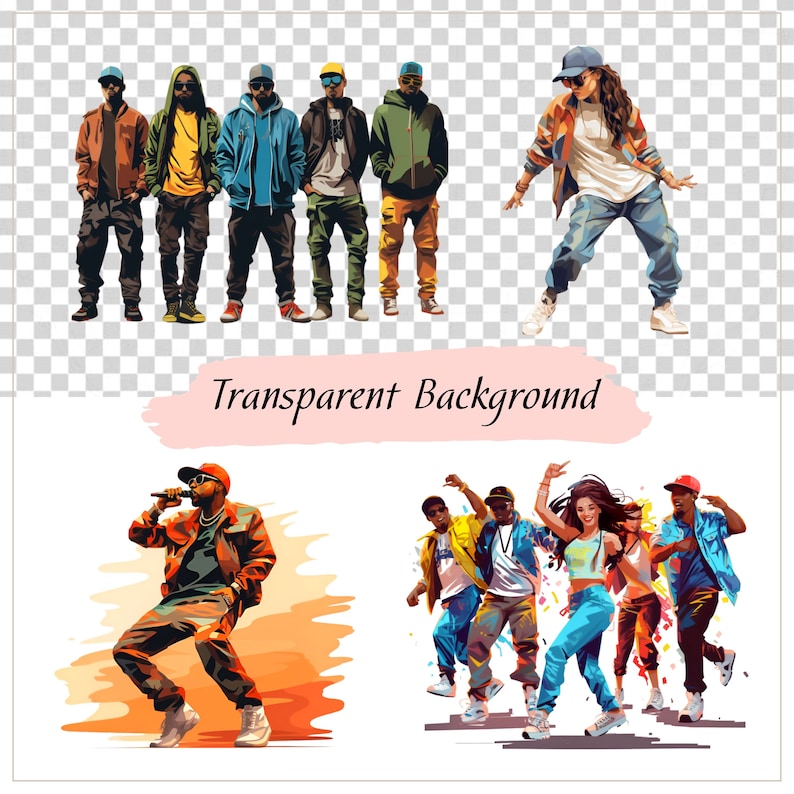 Rap Music Clipart, Hip Hop, Rapper, Party Dance, Singer Clipart, Dance ...