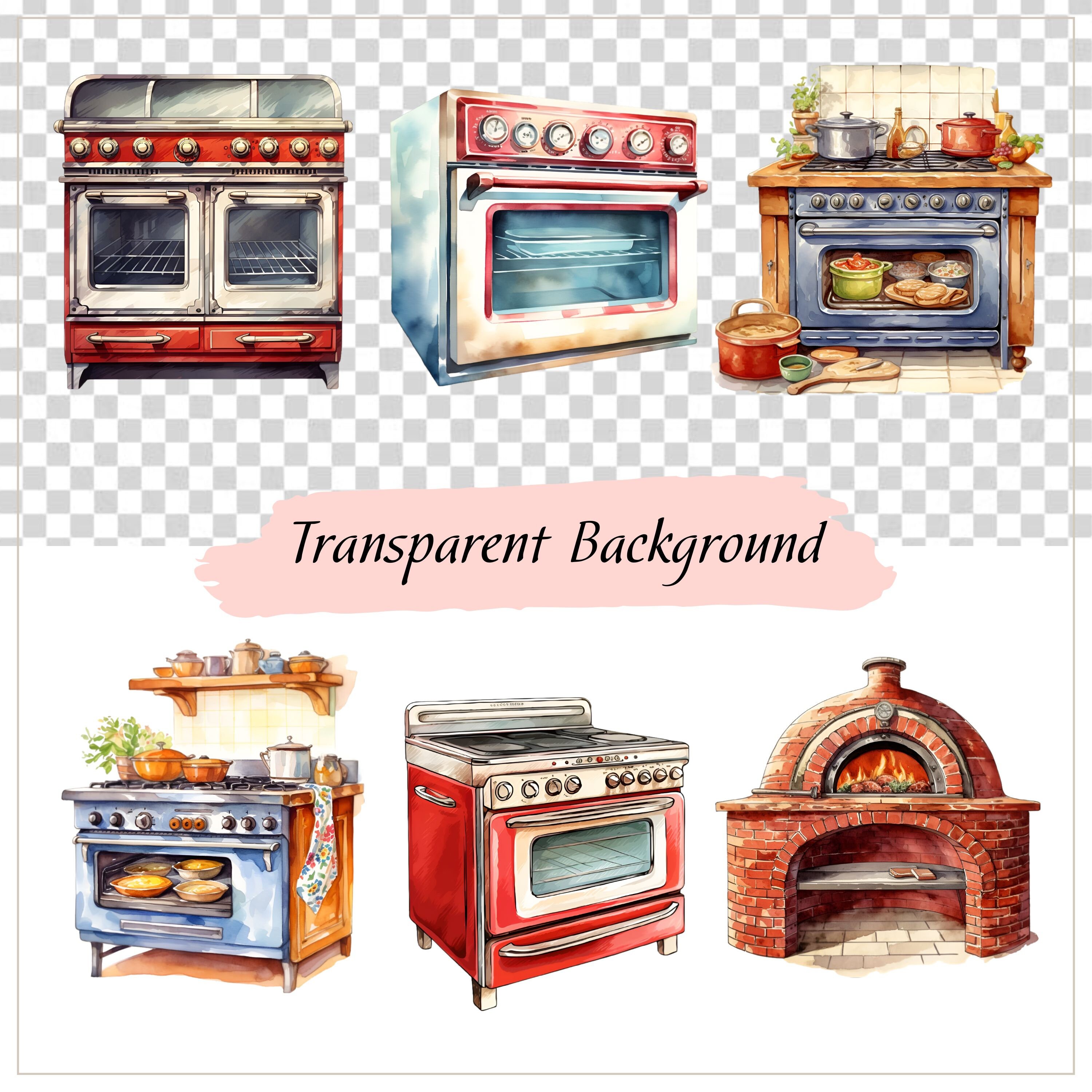 Oven Clipart, Oven Vector, Pizza Oven, Kitchen Appliances, Kitchen ...