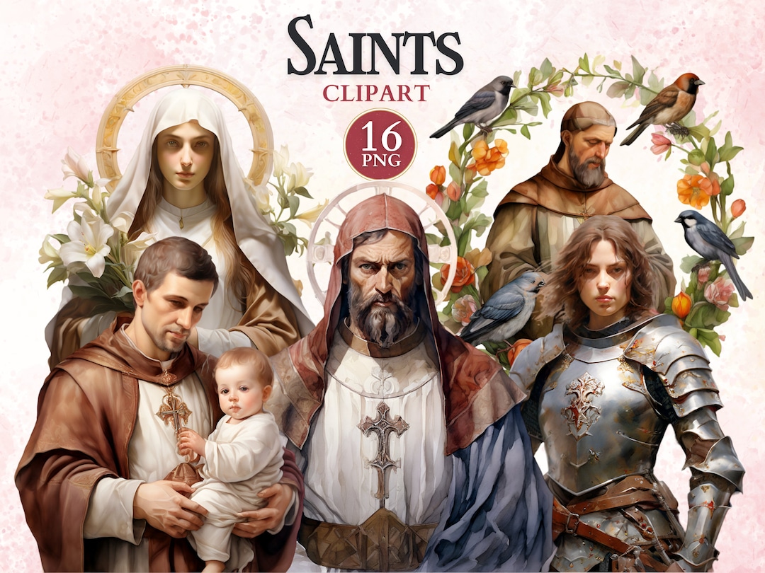 Saints Clipart, Catholic Saints Clipart, Virgin Mary Png, Christian ...