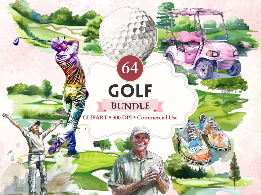 Golf Clipart Bundle, Golf Graphics, Golfing Png, Golfer Png, Sport ...