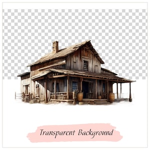 Ranch Clipart, Ranch Image, Western Clipart, Cowboy Png, Wild West Png ...